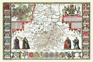 Media Storehouse: Old English County Map