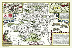 Media Storehouse: Old English County Map