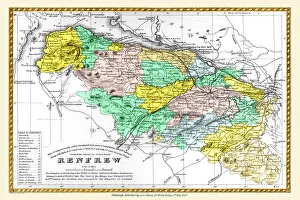 Renfrew County Map Art Prints, Posters & Puzzles