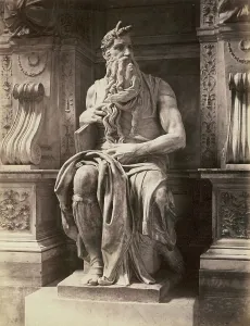 Moses Painting By Michelangelo